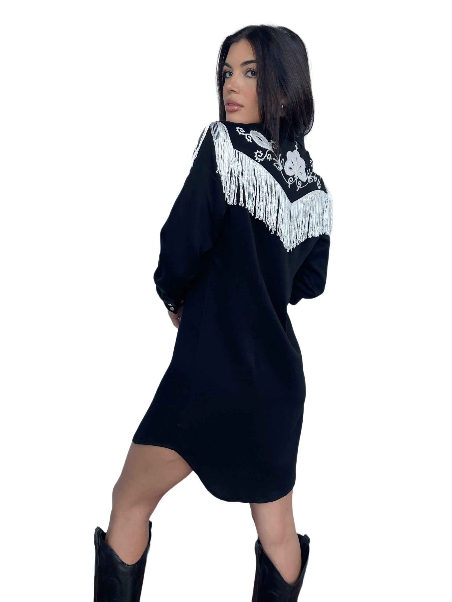 Roswell Women's Dress Black – H BAR C